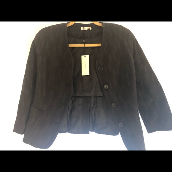 Max Studio | Jackets & Coats | Nwt Leon Max Ltd Edition Black Brocade ...
